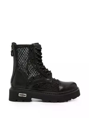 CULT Stud Embellishment Boots - Black