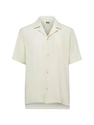 DRYKORN Bijan_2 Jacquard Short-sleeve Shirt - Neutrals