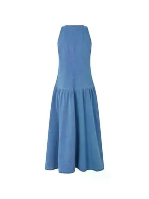 Baum Und Pferdgarten Almina Denim Maxi Dress
