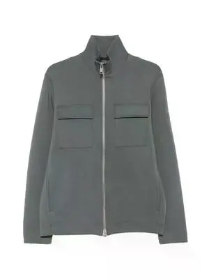 Marc O'polo Zip-fastening Flap-pocket Sweatshirt - Grey