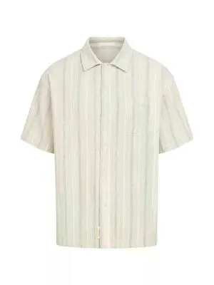 REVOLUTION NOW Oversized Striped Shirt