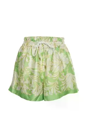 SANDRO Sandro Daisy Print Sateen Shorts