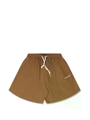 MKI MIYUKI ZOKU Logo Print Drawstring Shorts