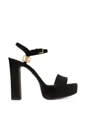Dolce & Gabbana Suede Platform Sandals