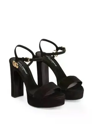 Dolce & Gabbana Suede Platform Sandals