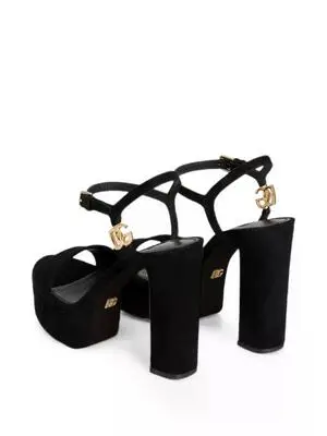 Dolce & Gabbana Suede Platform Sandals