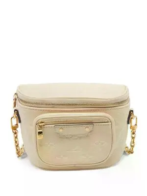 LOUIS VUITTON Monogram Empreinte Mini Belt Bag - Neutrals