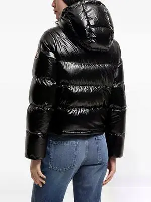 Moncler Niveole Cropped Down Jacket - Black