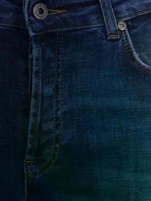 Liu Jo Whiskered Turn-up Jeans