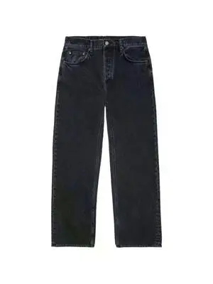 Nudie Jeans Tuff Tony High-waist Jeans - Black