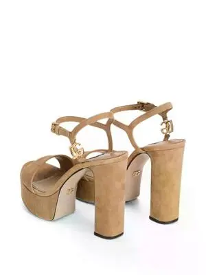 Dolce & Gabbana Suede Platform Sandals