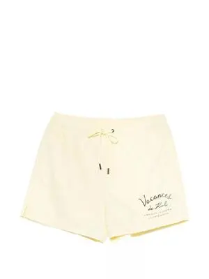 Karl Lagerfeld Drawstring Swim Shorts - Yellow