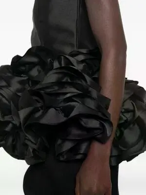 MARQUES' ALMEIDA Satin Strapless Top