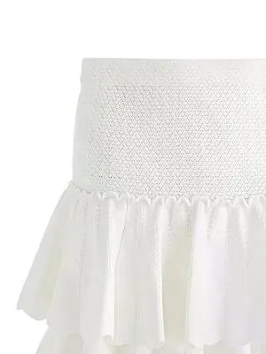 Alice + Olivia Siya Mini Skirt - Neutrals