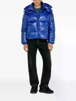 DIESEL® Down Puffer Jacket With Detachable Hood