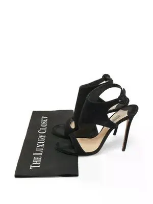 Prada Suede Stiletto Heeled Sandals