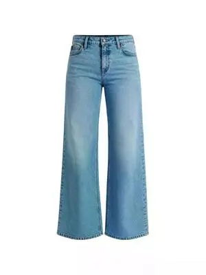 LEEM Wide-leg Jeans - Blue