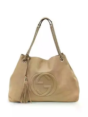 Gucci Soho Chain Tote Bag - Neutrals