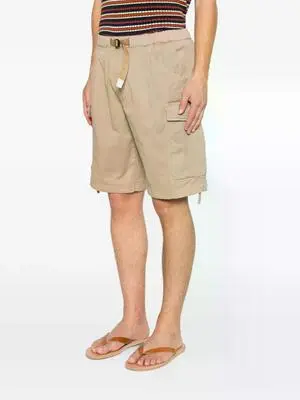 WHITE SAND Belted Cargo Shorts