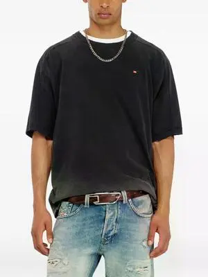 DIESEL® Cotton T-shirt With Degradé Effect