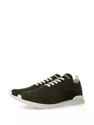 Kiton Knitted Lace-up Sneakers