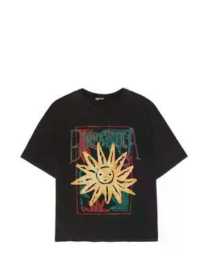 Bimba Y Lola Sun-logo Print Oversized T-shirt