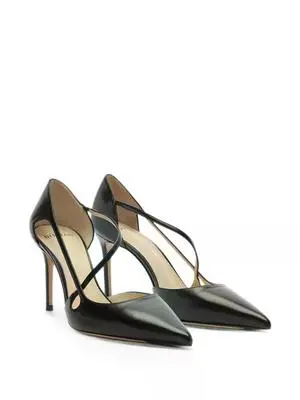 ALEXANDRE BIRMAN Renee Crossover-strap Pumps