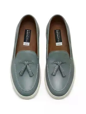 Fratelli Rossetti Brera Tassel-detail Leather Loafers - Grey