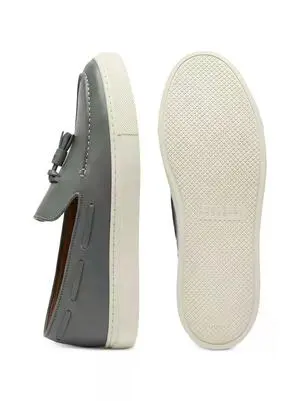Fratelli Rossetti Brera Tassel-detail Leather Loafers - Grey