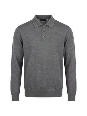 TOMBOLINI Button-fastening Polo-collar Sweater