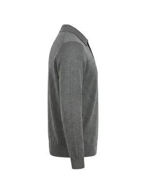 TOMBOLINI Button-fastening Polo-collar Sweater