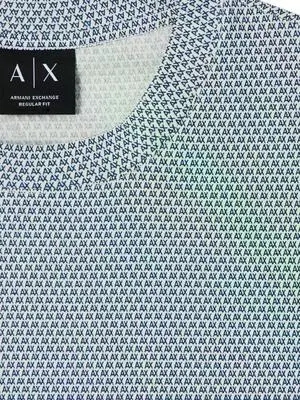 Armani Exchange Monogram-print Cotton T-shirt