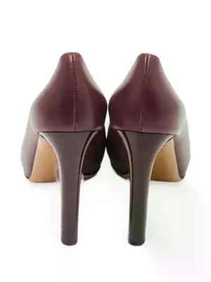 FERRAGAMO Leo Leather Heeled Pumps