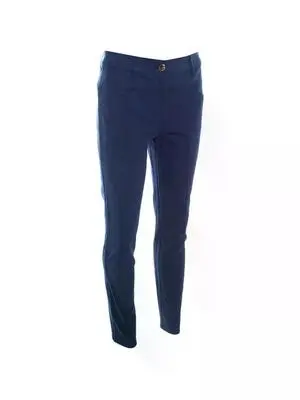 Escada Teresa Cotton-blend Straight-leg Trousers