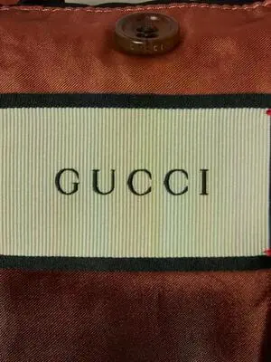 Gucci Logo-print Floral-motif Denim Jacket