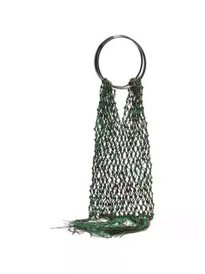 Bimba Y Lola Knotted Fringed Tote Bag