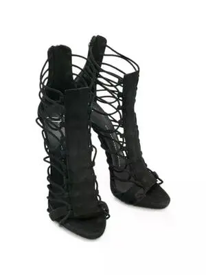GIUSEPPE ZANOTTI Suede Stiletto Sandals
