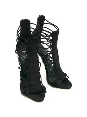GIUSEPPE ZANOTTI Suede Stiletto Sandals