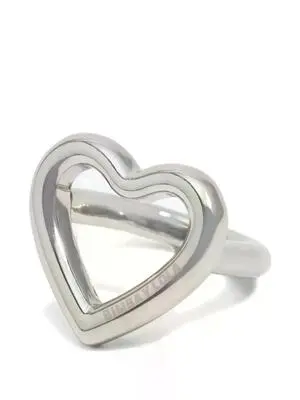 Bimba Y Lola Floral-print Heart-ring Scarf