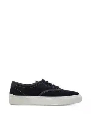 FERRAGAMO Gancini Driver Loafers - Blue