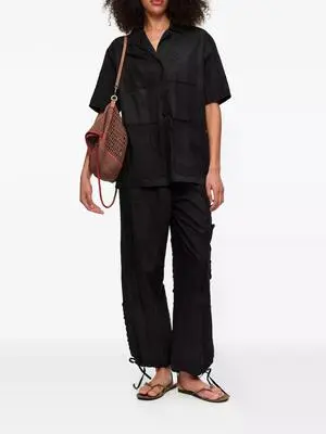 Bimba Y Lola Embroidered Patchwork Drawstring Trousers