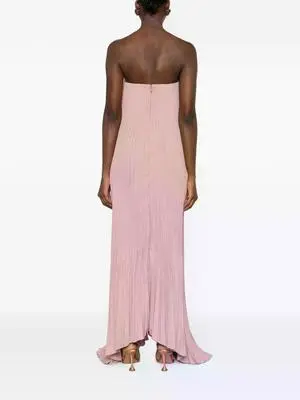L'IDEE Black Tie Pleated Gown