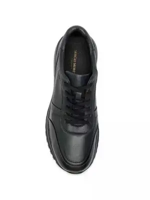 SERGIO MORETTI FIRENZE Panelled Leather Sneakers