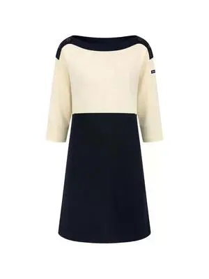 Saint James Colour-block Mini Dress - Blue