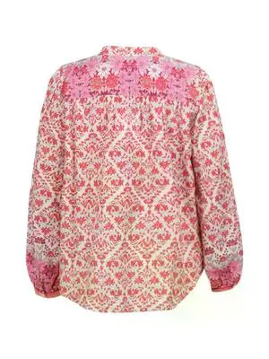 Xirena Faye Damask-print Shirt