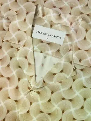 Frescobol Carioca Roberto Silk Shirt