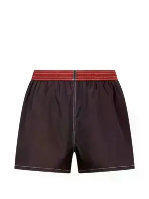 Dsquared2 Midi Swim Boxer Shorts With Logo Detail
