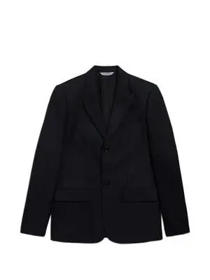Balenciaga Single-breasted Slim Fit Jacket - Black