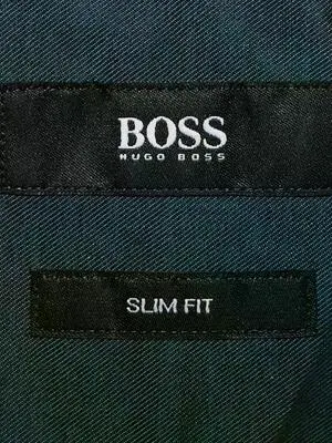 BOSS Slim-fit Contrast-panel Shirt