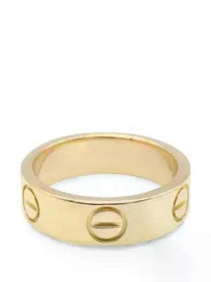 Cartier 18k Yellow Love Motif Ring